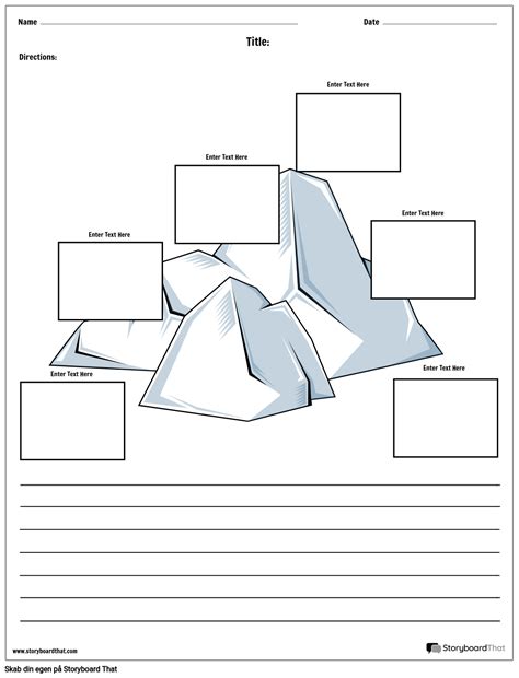 Plot Diagram Arbejdsark Skabeloner StoryboardThat