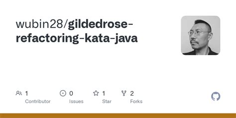 Issues Wubin28 Gildedrose Refactoring Kata Java GitHub