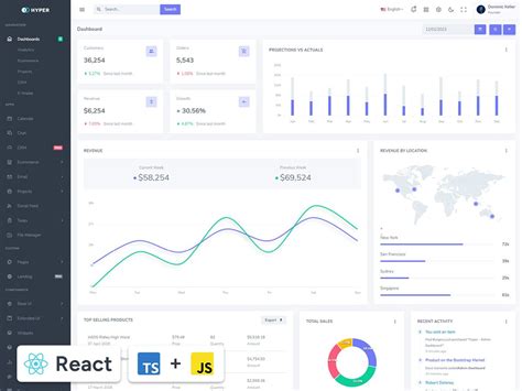Hyper React Admin And Dashboard Template Reactjs Bootstrap Themes