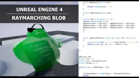 Ue4 Tutorial Blob With Raymarching Youtube