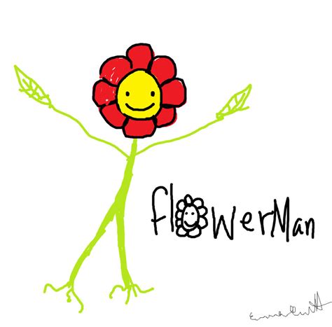 Flowerman By Ourschooldays On Deviantart