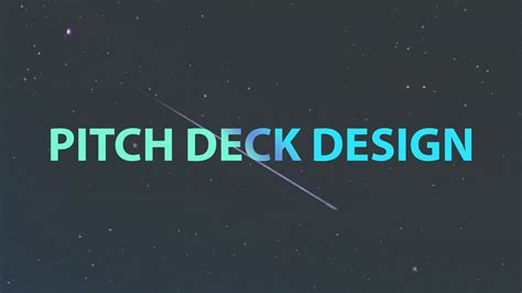 Top 5 Rules For Designing A Successful Pitch Deck Presentation