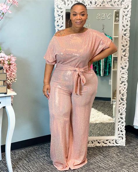 Champagne Jumpsuit 4xl Rose1110 Metallic Jumpsuits Off Shoulder