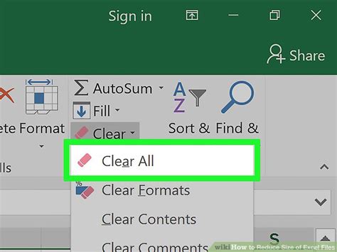 6 Ways To Reduce Size Of Excel Files Wikihow