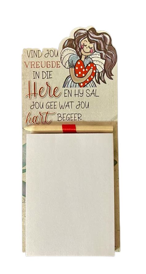 Magnetic Notepad Vreugde 2023 Olka Polka Creations