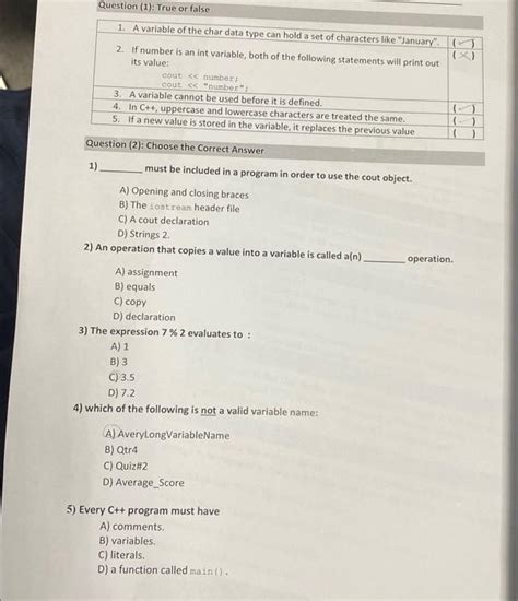 Solved 1 Must Be Included In A Program In Order To Use The