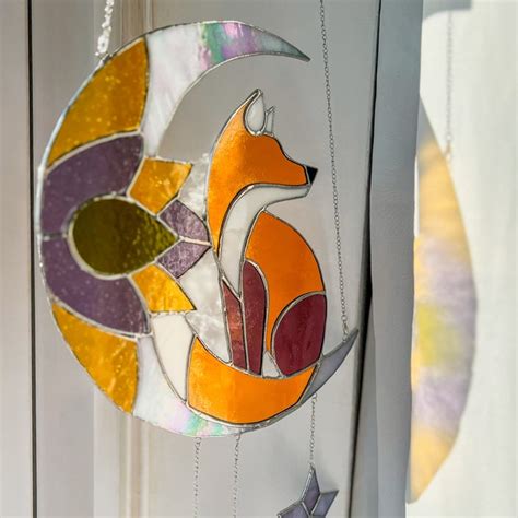 Stained Glass Peacock Pattern Printable Pdf Suncatcher Window Panel