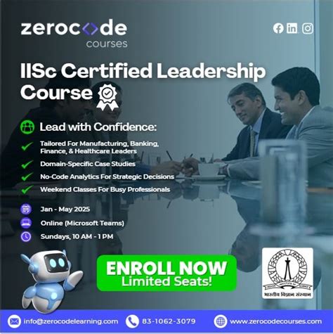 Zero Code Learning On Linkedin Zerocodelearning Iisccertified