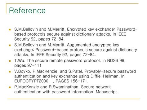 Ppt The Secure Password Based Authentication Protocol Powerpoint Presentation Id5716725