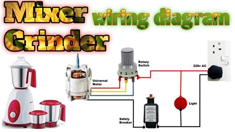 Mixer Blender Wiring Diagram Electrical And Electronics Technology Degree