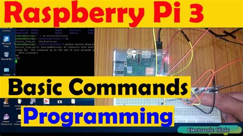 Raspberry Pi First Program And Basic Commands Python Programming