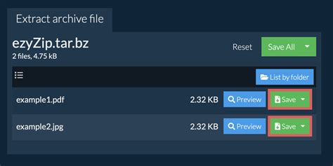 Extract Archive Files Online No Registration Required EzyZip