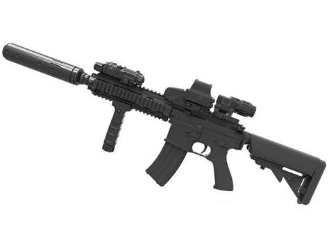 Hk416 Assault Rifle 3d Model Cgtrader