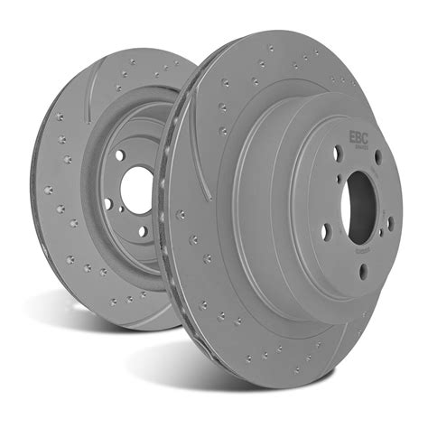 Ebc Gd Slotteddimpled Sport Rear Brake Discs Subaru Legacy 20 Turbo