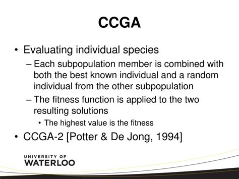 Ppt A Cooperative Coevolutionary Genetic Algorithm For Learning Bayesian Network Structures