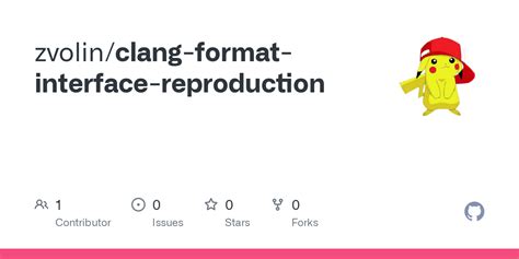 GitHub Zvolin Clang Format Interface Reproduction