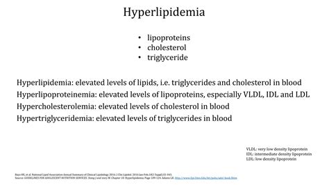 Hyperlipidemia Etiology Epidemiology Clinical Features Pptx