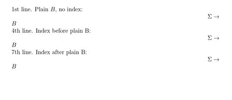 Spacing Spurious Space After Automatic Line Break Before Index In