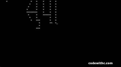 C Program A Simple Use Of Gotoxy To Display Hindi Text Code With C