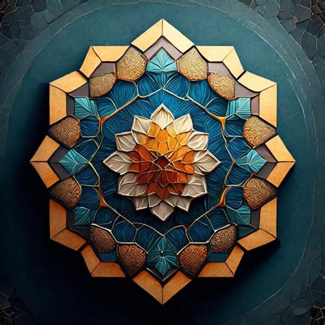 Premium Ai Image Mosaic Pattern