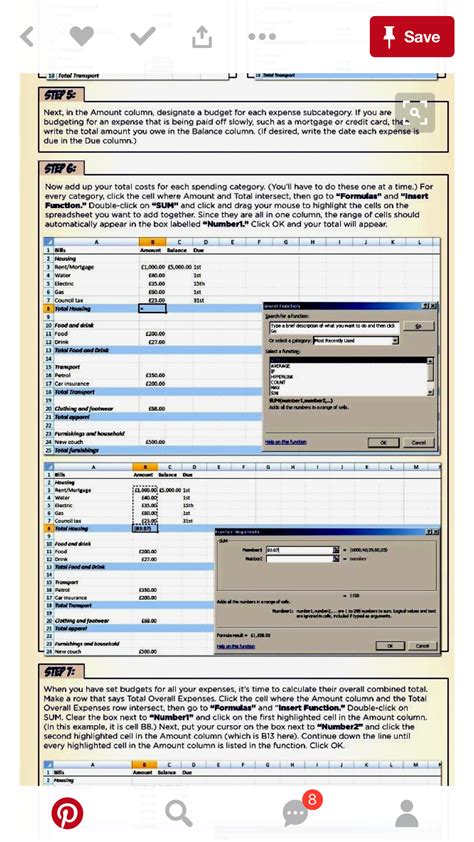 Pin By Rowan Pearson On Excel Budget Expenses Budgeting Excel