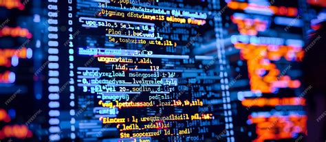 Premium Photo Technology Coding And Computer Programming Binary Code