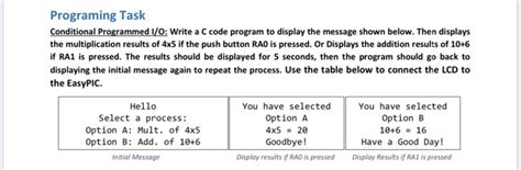 Solved Programing Task Conditional Programmed I O Write A C Chegg