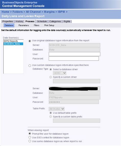 Business Objects How To Use Windows Authentication Credentials To Schedule Crystal Reports In