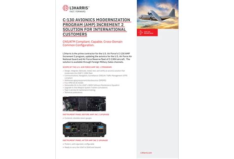 C 130 Avionics Modernization Program Amp Increment 2 Solution For International Customers Data