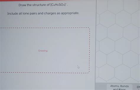 Solved Draw The Structure Of C H SO Include All Lone Chegg Com