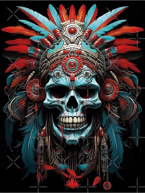 Pin By Marcelino Romero On My Saves Skull Art Aztec Art Art