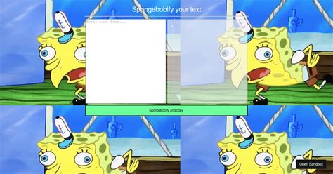 Spongebob Codesandbox