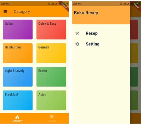 Navigating Screen Dengan Drawer Skillplus