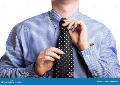 Man Adjusting Tie Royalty Free Stock Image Image 18881956