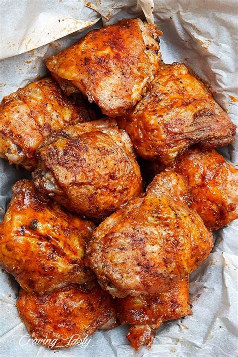 Baked Extra Crispy Chicken Thighs Recipe How To Make Crispy Chicken