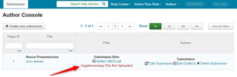 HOW TO AUTHOR SUBMIT SUPPLEMENTARY MATERIAL Microsoft Conference Management Toolkit Documentation