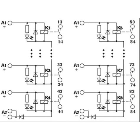 Emug 45 8rel Ksr G 24 1 Multiple Relay Module 2943770 Phoenix Contact