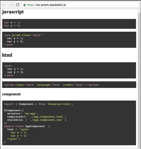 Angular Syntax Highlighting With Prism By Allen Kim Medium