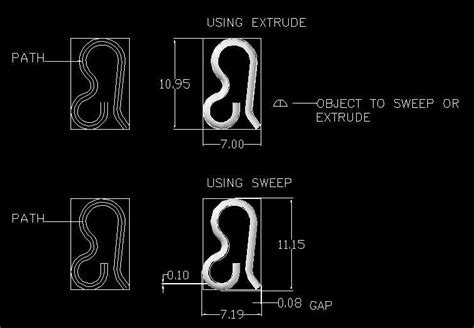 Sweep Command Autocad 3d Modelling And Rendering Autocad Forums