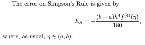 Solved 1 Using The Error Formulae In The Notes Calculate