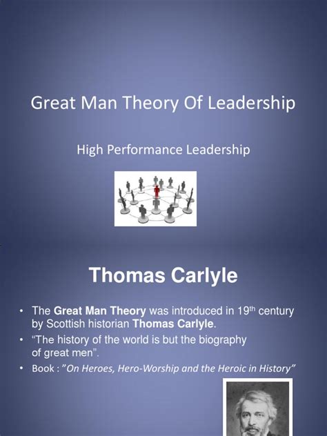 Great Man Theory Of Leadership Pdf Academic Discipline Interactions Leadership