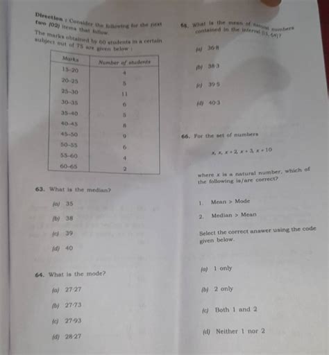 Select The Correct Answer Using The Code Given Below Filo