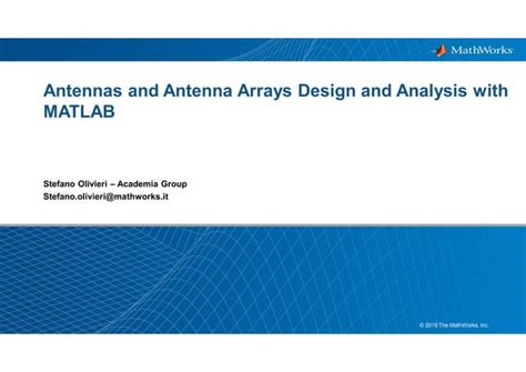 Antennas And Antenna Arrays Design And Analysis With MATLAB PDF