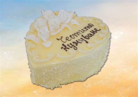 Сватбена торта Нежност за кумове