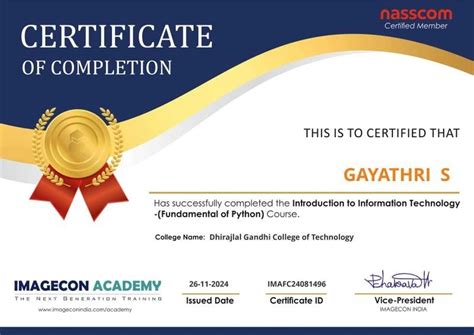 Python Imageconacademy Gayathri Sreedharan