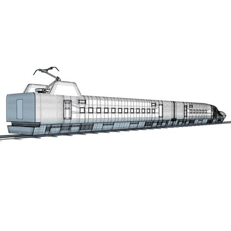 High Speed Train Shinkansen E5 Series 3d Model Download Passenger