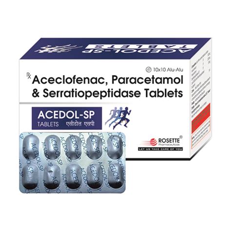 Acedol Sp Alu Alu Tablets Rosette Pharmaceuticals