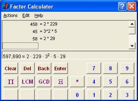 Factor Calculator İndir
