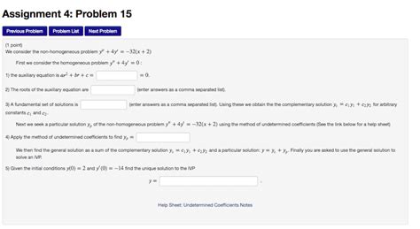 solved assignment 4 problem 15 previous problem problern