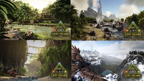 Ark Survival Evolved Lost Island карта ресурсов